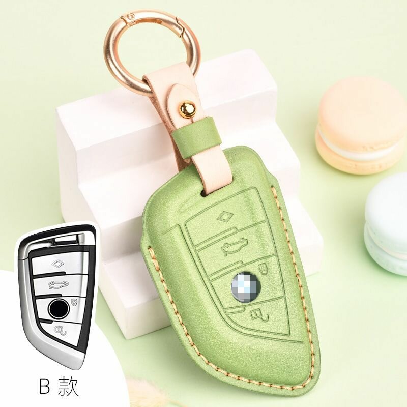 Чехол кожаный для смарт ключа BMW (4 кнопки)