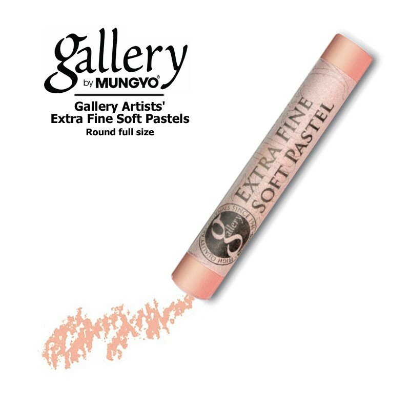 Сухая пастель MUNGYO Пастель сухая мягкая круглая Mungyo GALLERY Extra Fine Soft, 248 Абрикосовый средний