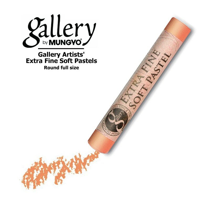 Сухая пастель MUNGYO Пастель сухая мягкая круглая Mungyo GALLERY Extra Fine Soft, 218 Бледно-оранжевый