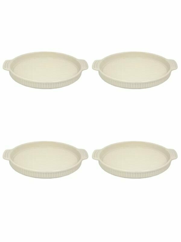 Набор форм для запекания 4шт / Фарфор, 25х3см / Lenardi