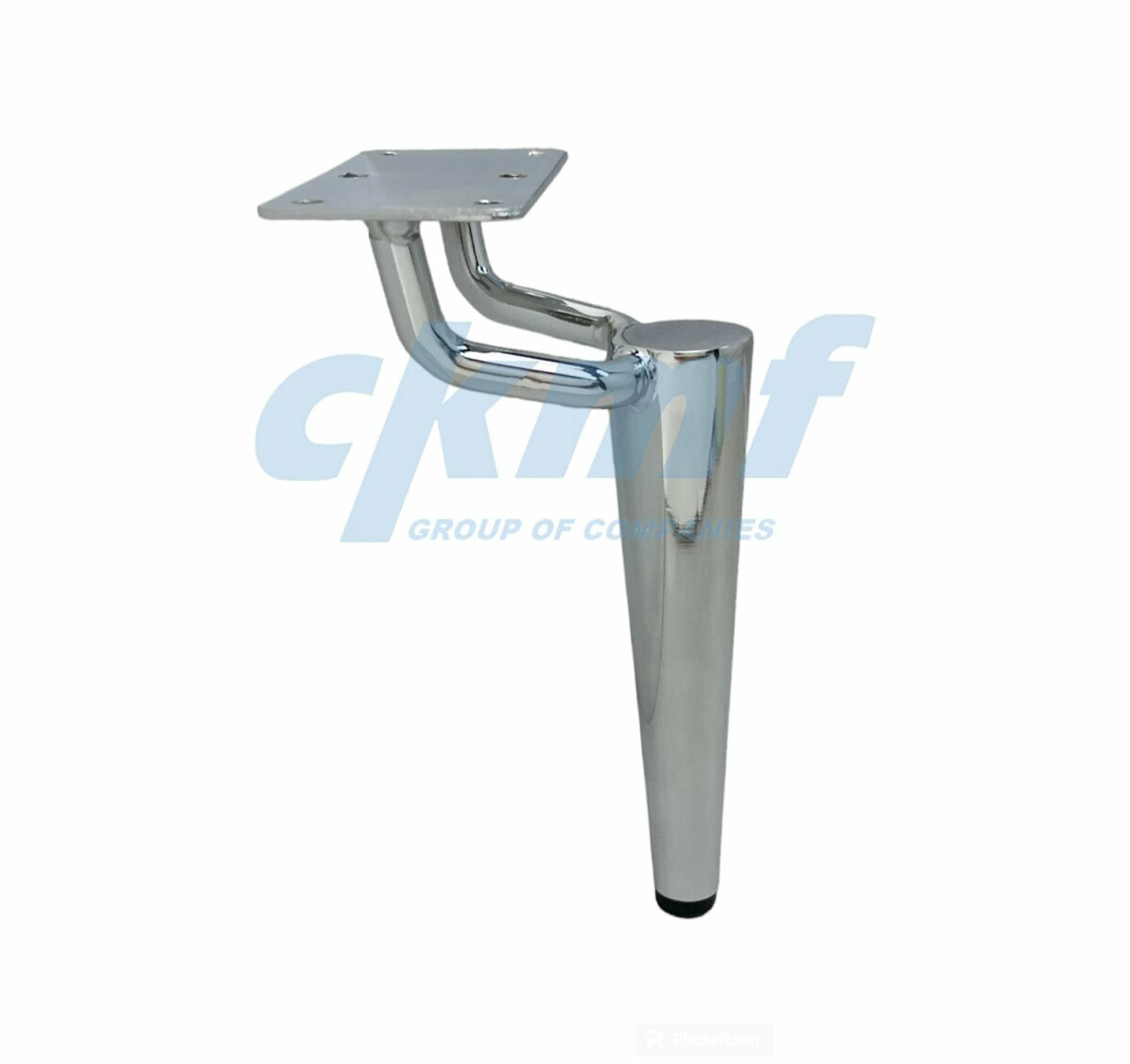 Мебельная опора CKMF D 0116, для диванов, комодов, кресел, кроватей, хромированная, 18см