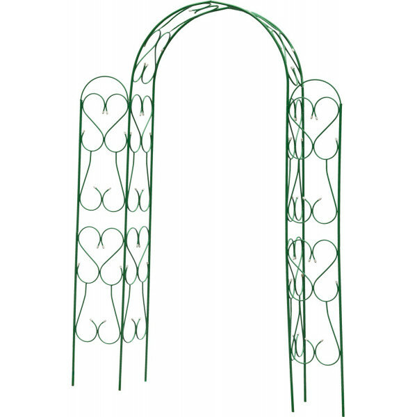 Арка декоративная GRINDA "ампир" угловая, разборная, 240х120х36см (422253)