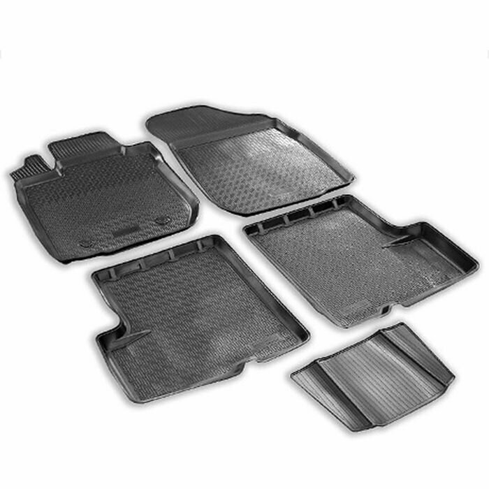 Коврики для салона CarMega для Renault Duster (2015-2021) 4WD, полиуретан