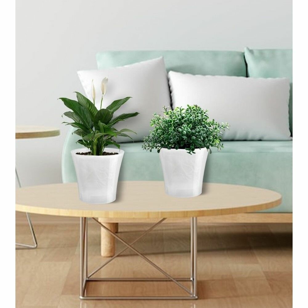 Кашпо для орхидей пластиковое прозрачное d16,5 см h15 см 2 л