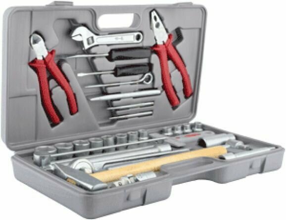 Набор инструментов, головок"Универсал-2" 29пр, 6-гран. гол.8-27мм, с КМШ-140, НИЗ 14161