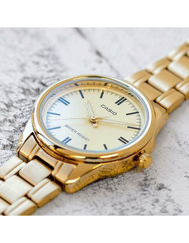 Наручные часы CASIO Collection, бежевый/золотой — фото 1