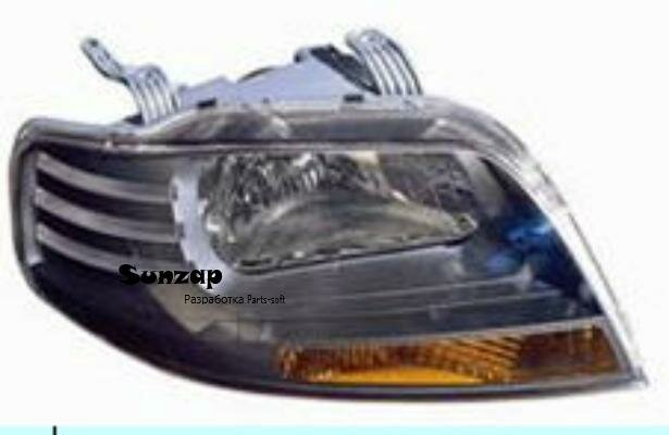 Фара прав DAEWOO: KALOS - 02-03 /CHEVROLET: AVEO - 2005- C ЭК (хэтчбэк) Depo арт. 222-1112R-LEMN2