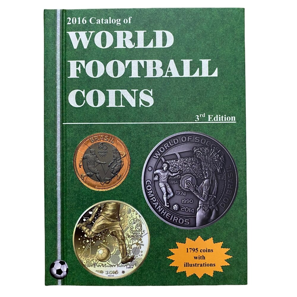 А. Zoz каталог "World football coins-3rd Edition"(Монеты мирового футбола) 2016 г. (Твёрдая обложка)