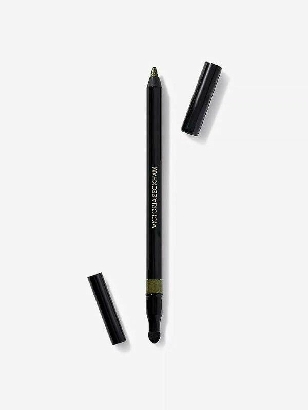Victoria Beckham Beauty Сатиновый каял для глаз COPPER (хаки / Sequin Green / 80 / DIMETHICONE, SYNTHETIC WAX, SILICA, STEARYL DIMETHICONE, CAPRYLIC/CAPRIC TRIGLYCERIDE, MICA, TRIMETHYLSILOXY SILICATE/DIMETHICONOL CROSSPOLYMER, OCTADECENE, DIMETHICONE/.