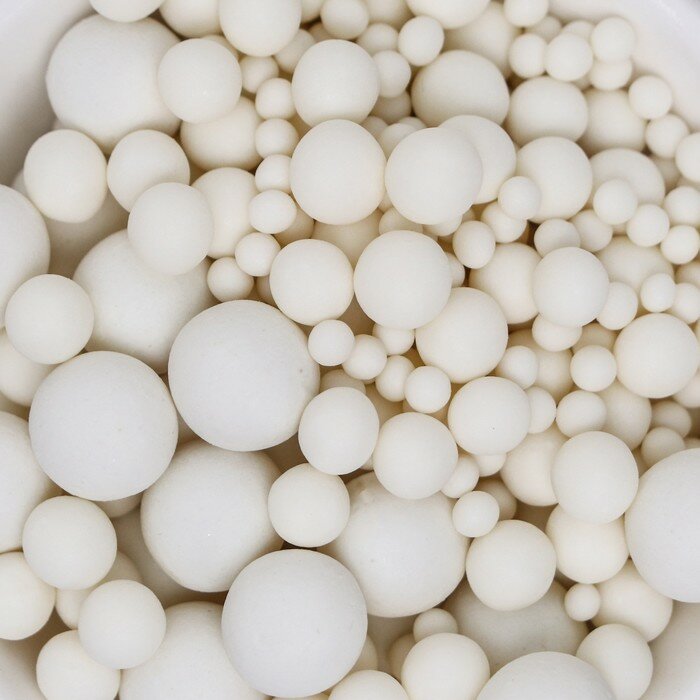 Кондитерская посыпка с мягким центром "Жемчуг", белоснежная, 50 г