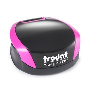 Trodat 9342 карманная оснастка для печати диаметр 42мм (фуксия)