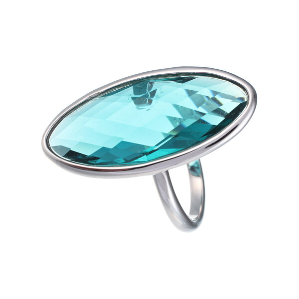 Кольцо, серебро, 925 проба, стекло