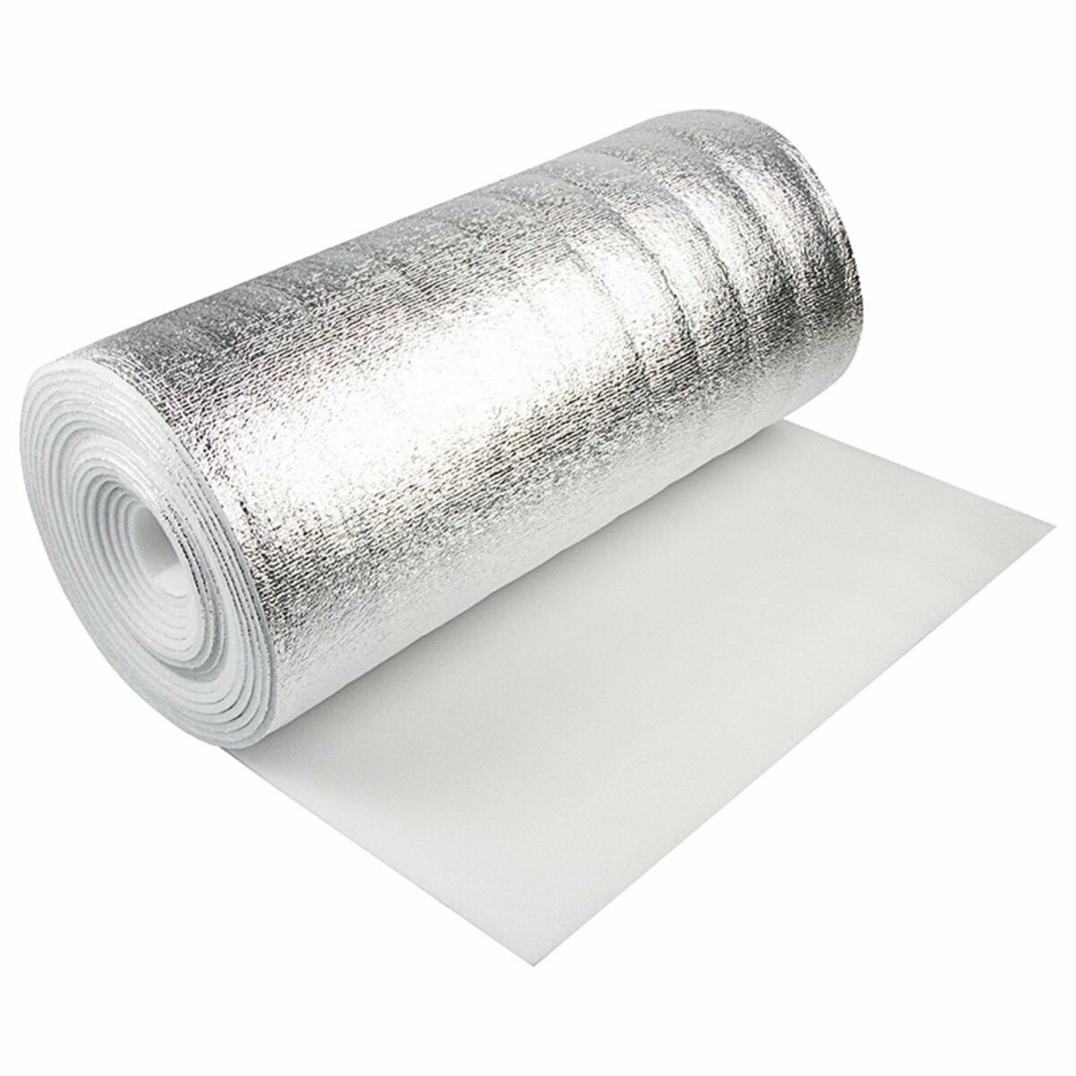 Изоляция отражающая самоклеящаяся фольга 5 мм 0,6x10 м 6 м2