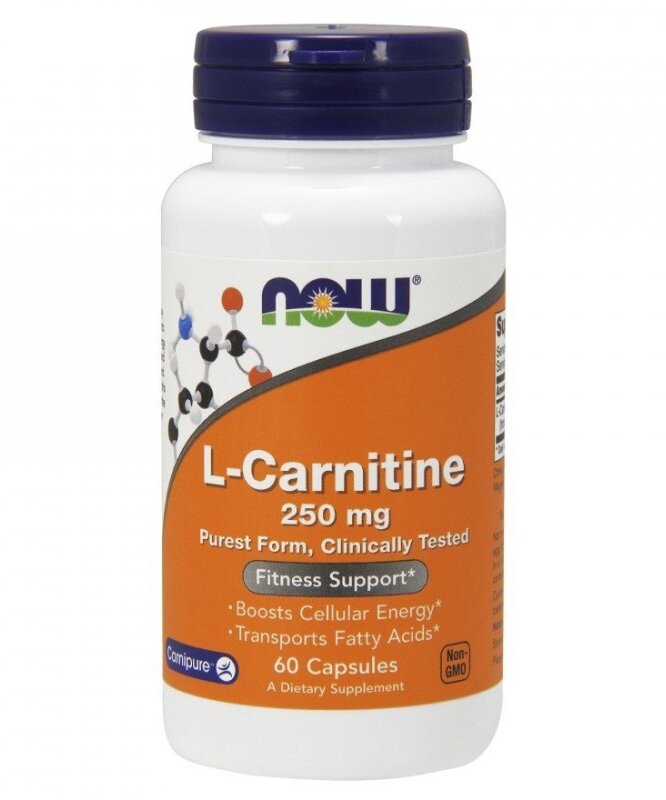 NOW L-Carnitine 250 mg (60 вег кап)