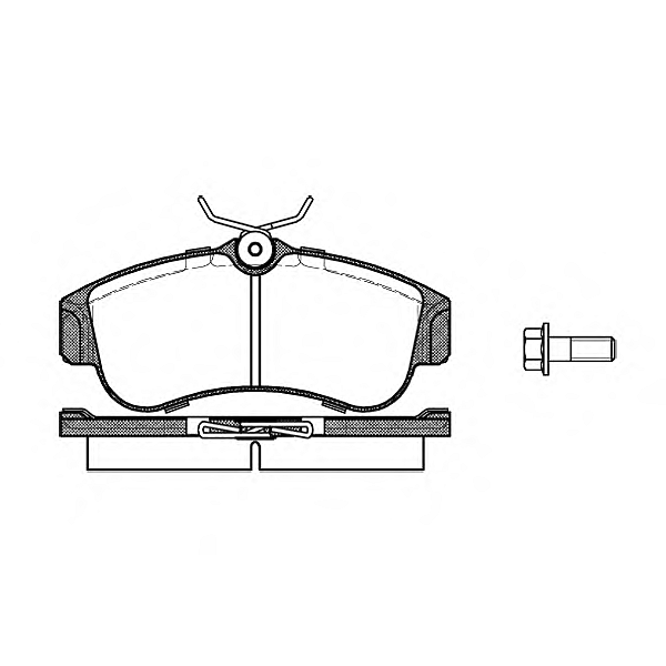 REMSA 0320.00 (410602F025 / 410602F026 / 410602F027) колодки дисковые п.\Nissan (Ниссан) Primera (Примера) 2.0 / 2.0td 90-02