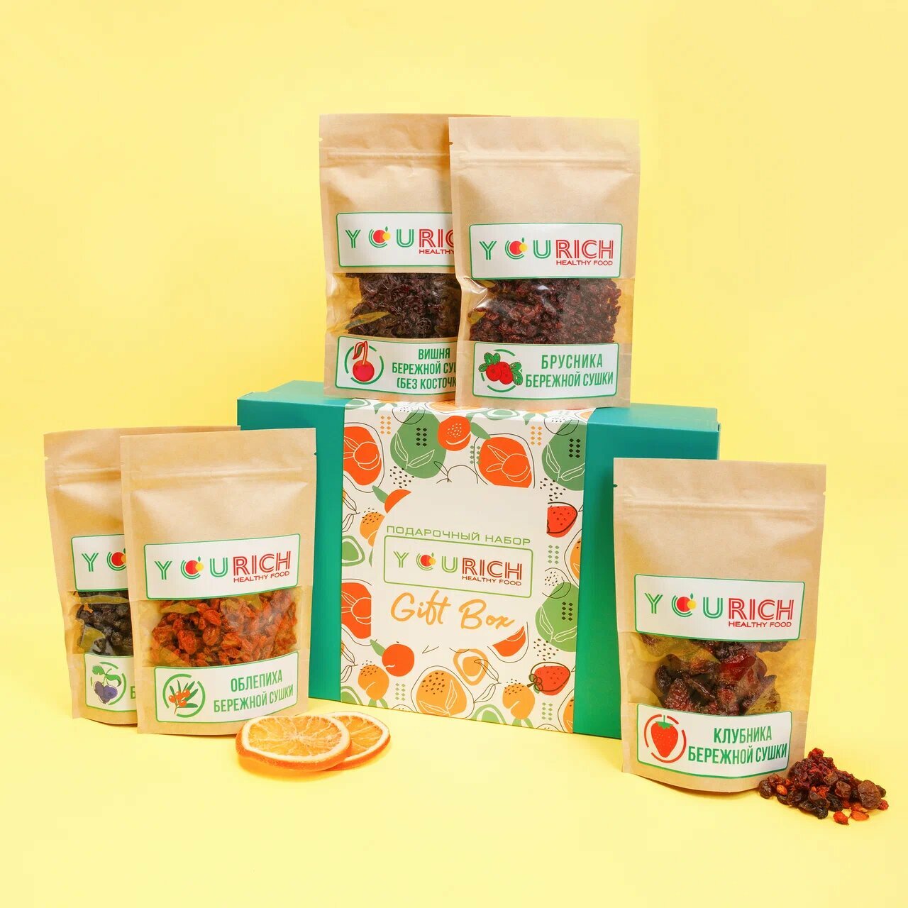 Сухофрукты "Подарочный набор сушеных ягод"