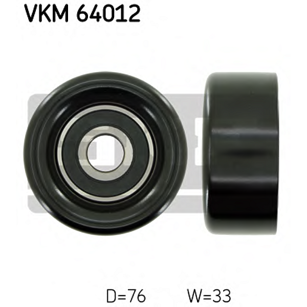SKF VKM64012 (00368 / 0340508SX / 03422430) ролик поликлинового ремня натяжной