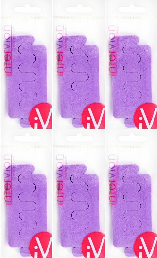 InterVion Сепаратор для педикюра,6 шт