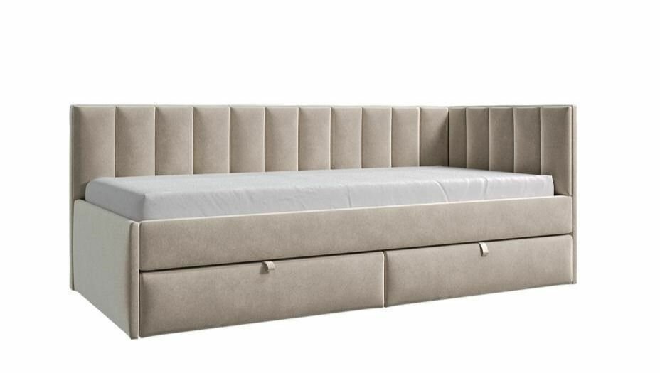 Диван-кровать Владимирская мебельная фабрика "Оксфорд", правый угол, 210x101x85 см