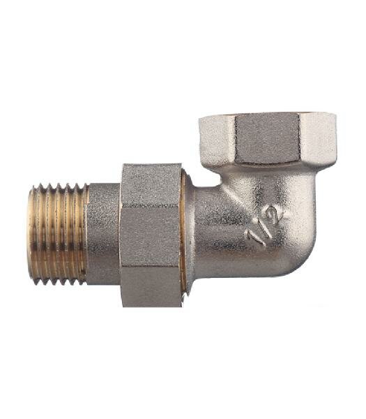 Американка угловая 1/2" ВР-НР никель TIM HJL022N/ZSr.165.0504