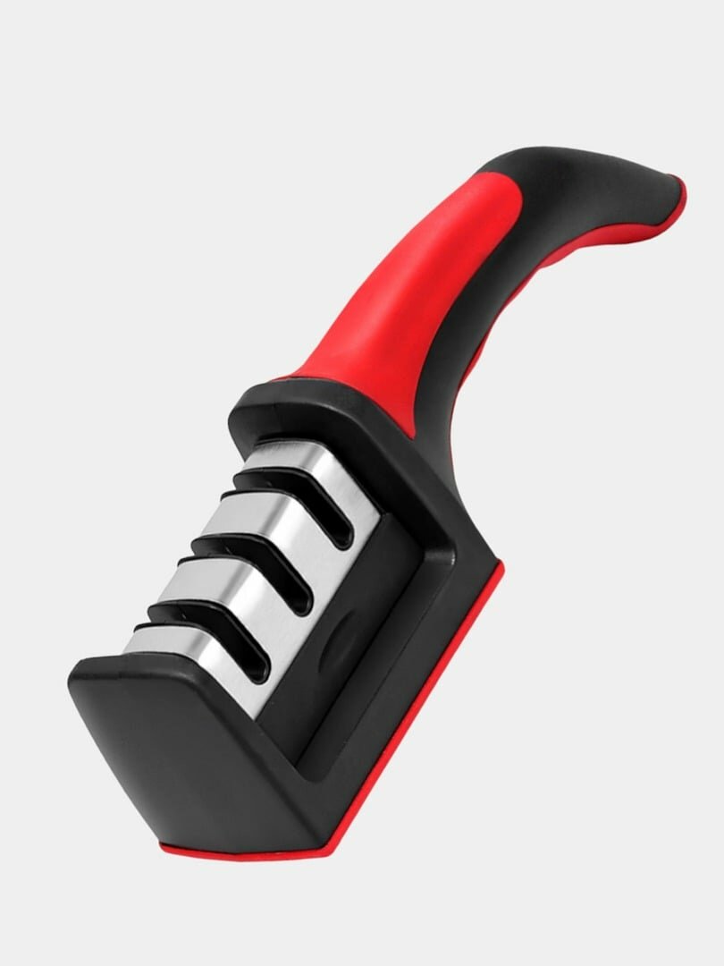 Точилка для ножей с 3 - х этапной системой заточки / Ножеточка ручная с 3 режимами / Точилка для ножниц