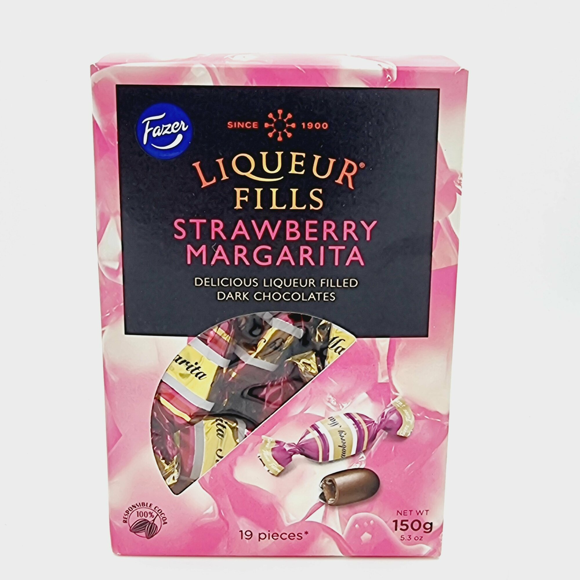 Конфеты Karl Fazer Liqueur Fills Клубничная Маргарита 150 г (Из Финляндии)