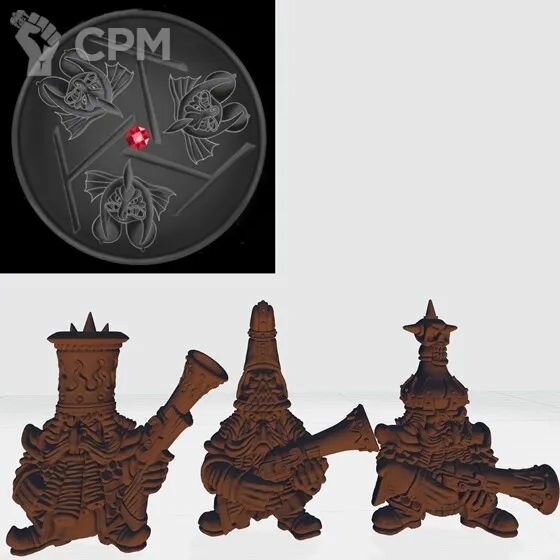 Warhammer Fantasy Chaos Dwarf Gunners/Стрелки гномов хаоса