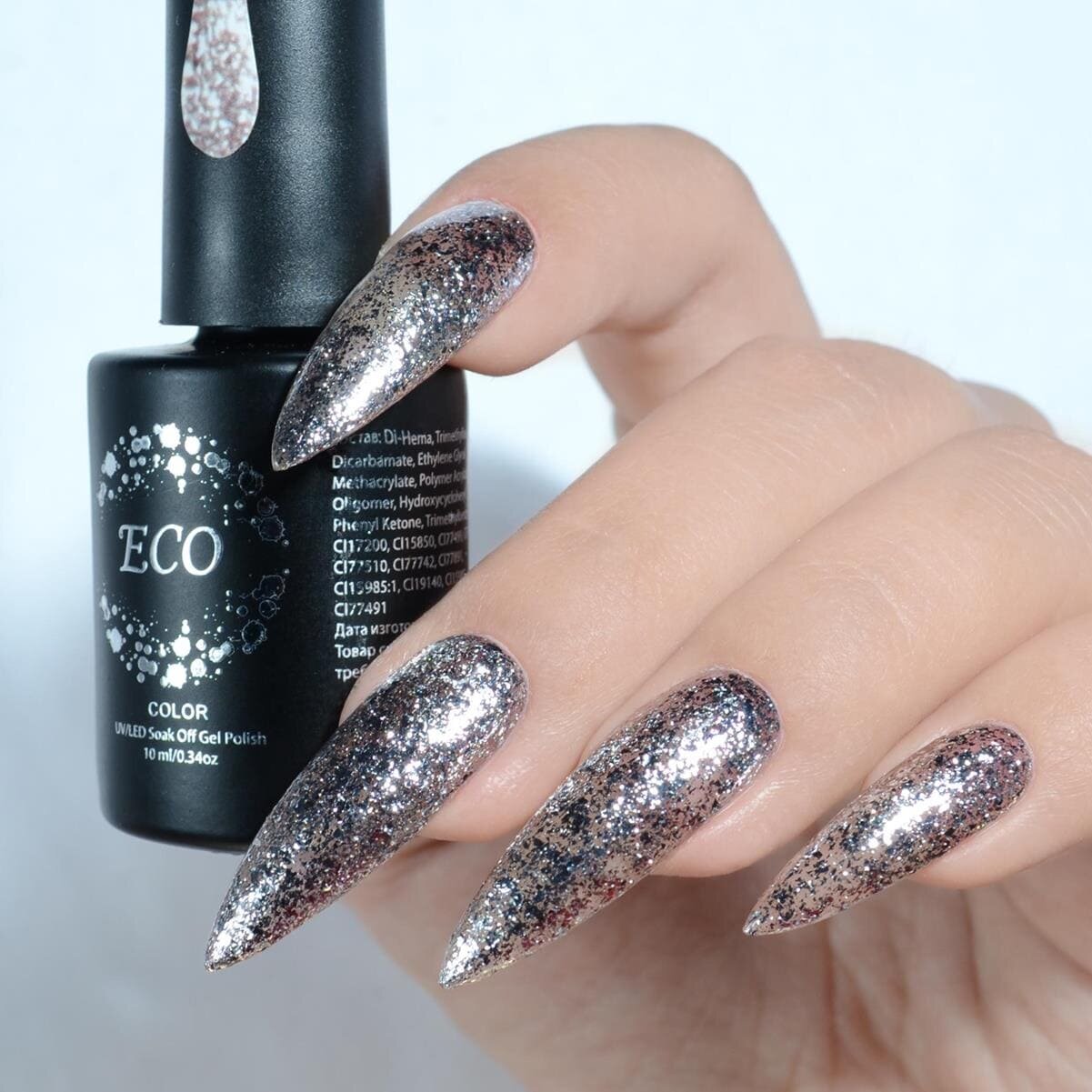 Гель-лак для ногтей ТМ ECO "Фольга" №104 (№04), 10 мл