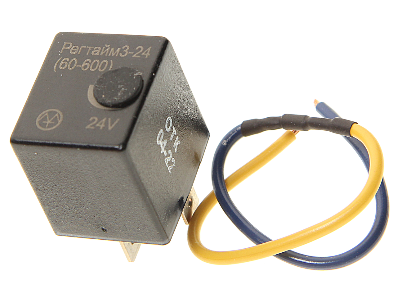 Реле времени 24V 60-600сек. 20А энергомаш