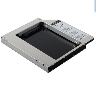 Мобил рек AgeStar SSMR2S, для замены привода в ноутбуке на 2,5, SATA, black (SSMR2S)