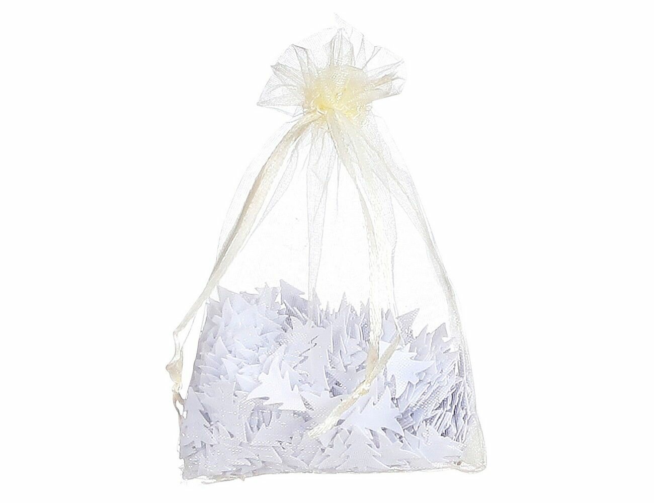 Блёстки елочки-конфетти, белые, 25 г, Edelman 1106314