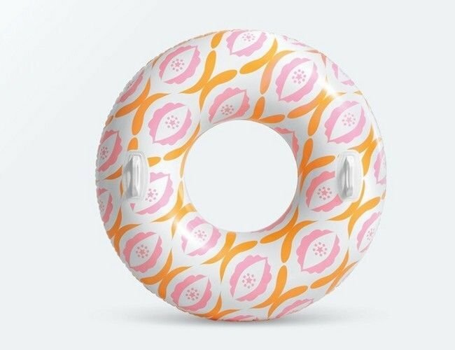 Надувной круг Бесконечность с ручками, 114 см, от 9 лет, Intex