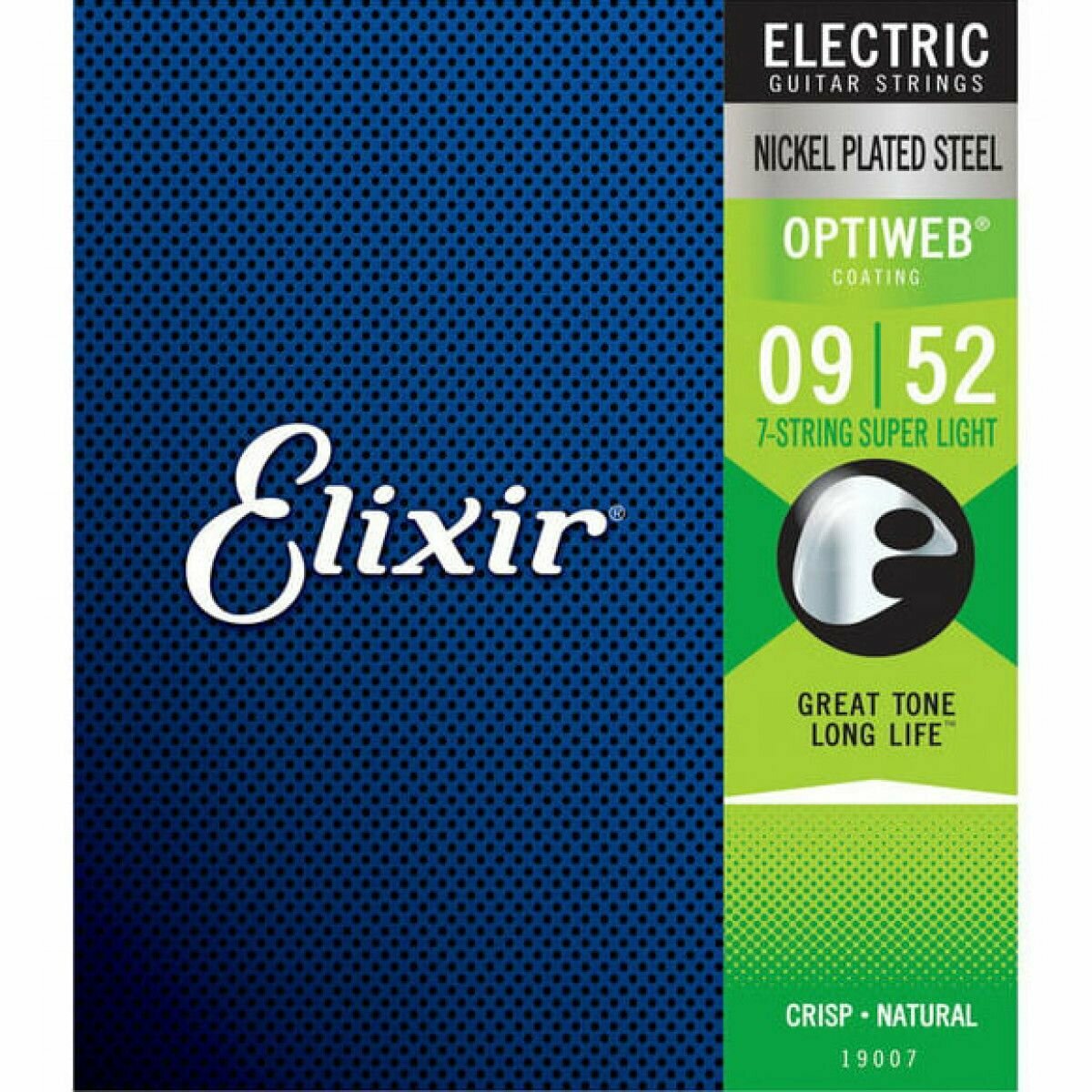 Струны Elixir Optiweb 7-string Super Light 9-52 (19007). Оригинальные, США!