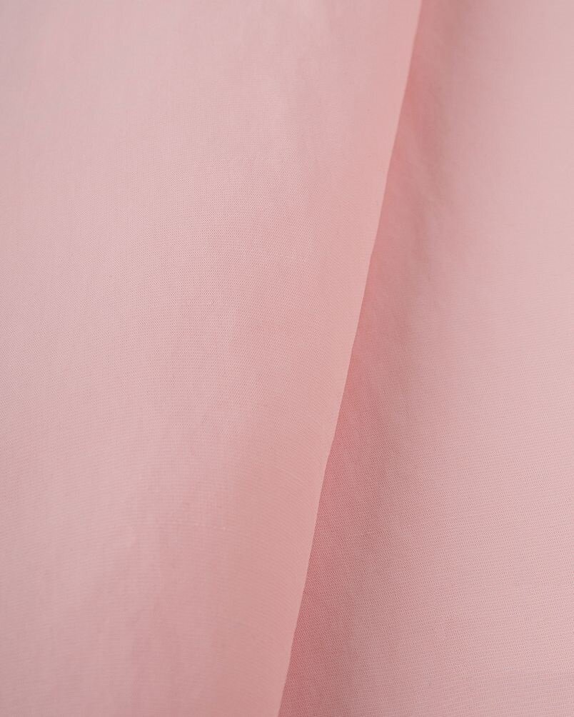 Ткань курточная Таслан на мембране (TASLAN, во MILKY). Цвет светло-розовый. Готовый отрез 3*1,5 м.