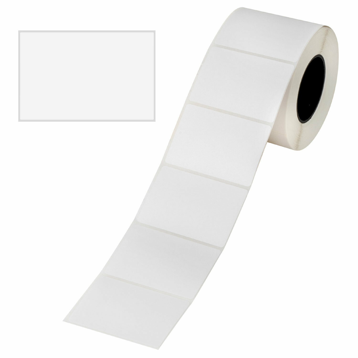 Этикетка ТермоЭко (58х40 мм), 700 этикеток в ролике, удаляемый клей, светостойкость до 2 месяцев, 115616