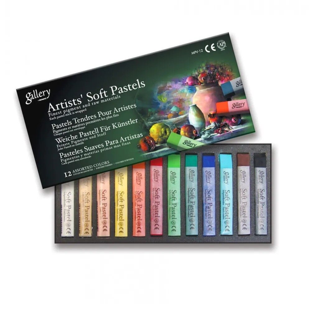 Mungyo Набор сухой пастели soft "Gallery", 12 цв.