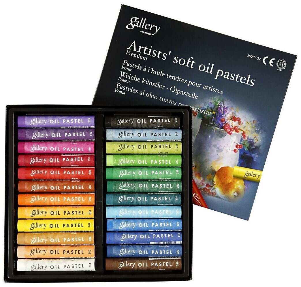 Mungyo Набор масляной пастели extra soft "Gallery", 24 цв.
