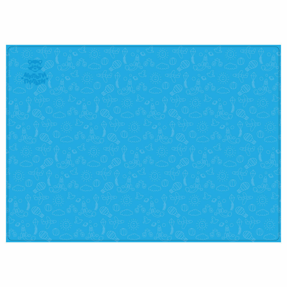 Клеенка для уроков труда Мульти-Пульти "Лазурь", 50*70см, ПВХ, 350999