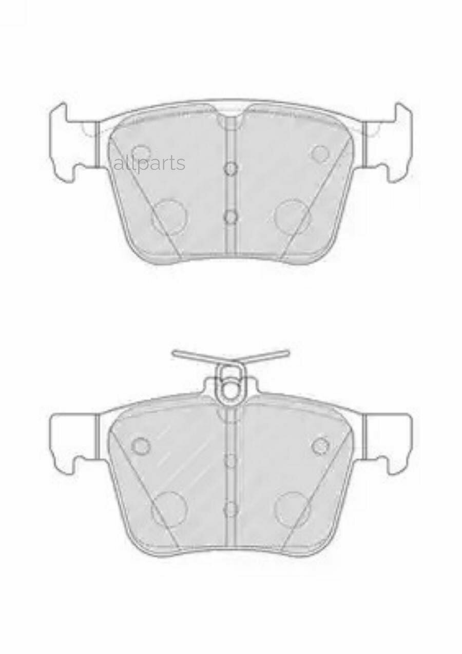 FERODO FDB4697 Колодки тормозные дисковые