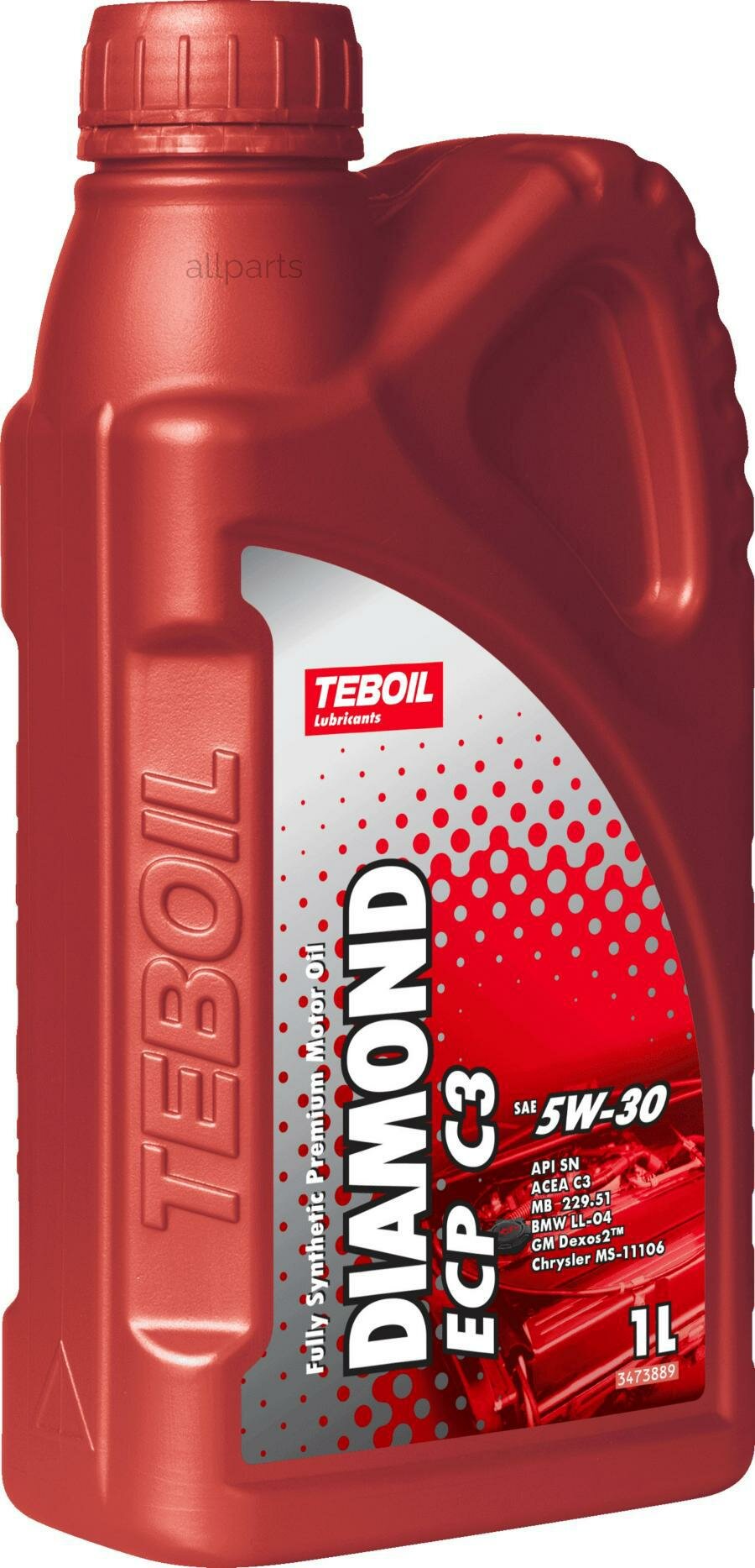 TEBOIL 3453873 Масло моторное TEBOIL Diamond ECP C3 5W-30 синтетическое 1 л 3453873
