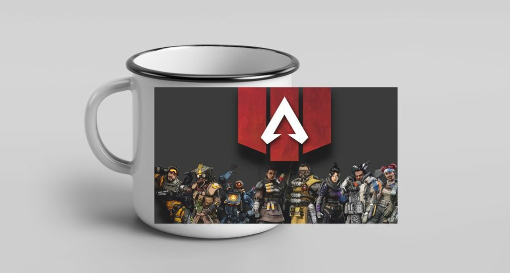 Кружка металлическая эмалированная APEX LEGENDS, апекс легендс №10