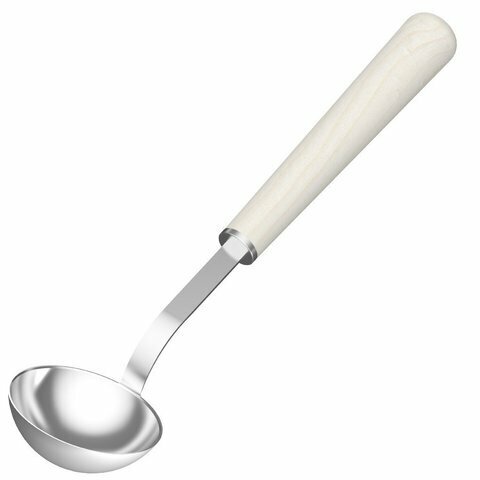 Черпак для бани и сауны SAWO 442-MA (из нерж. с дерев. ручкой) (D100), осина