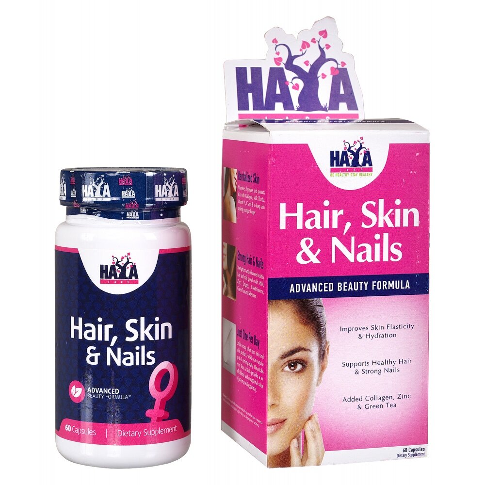 Haya Labs Hair, Skin & Nails, 60 капсул