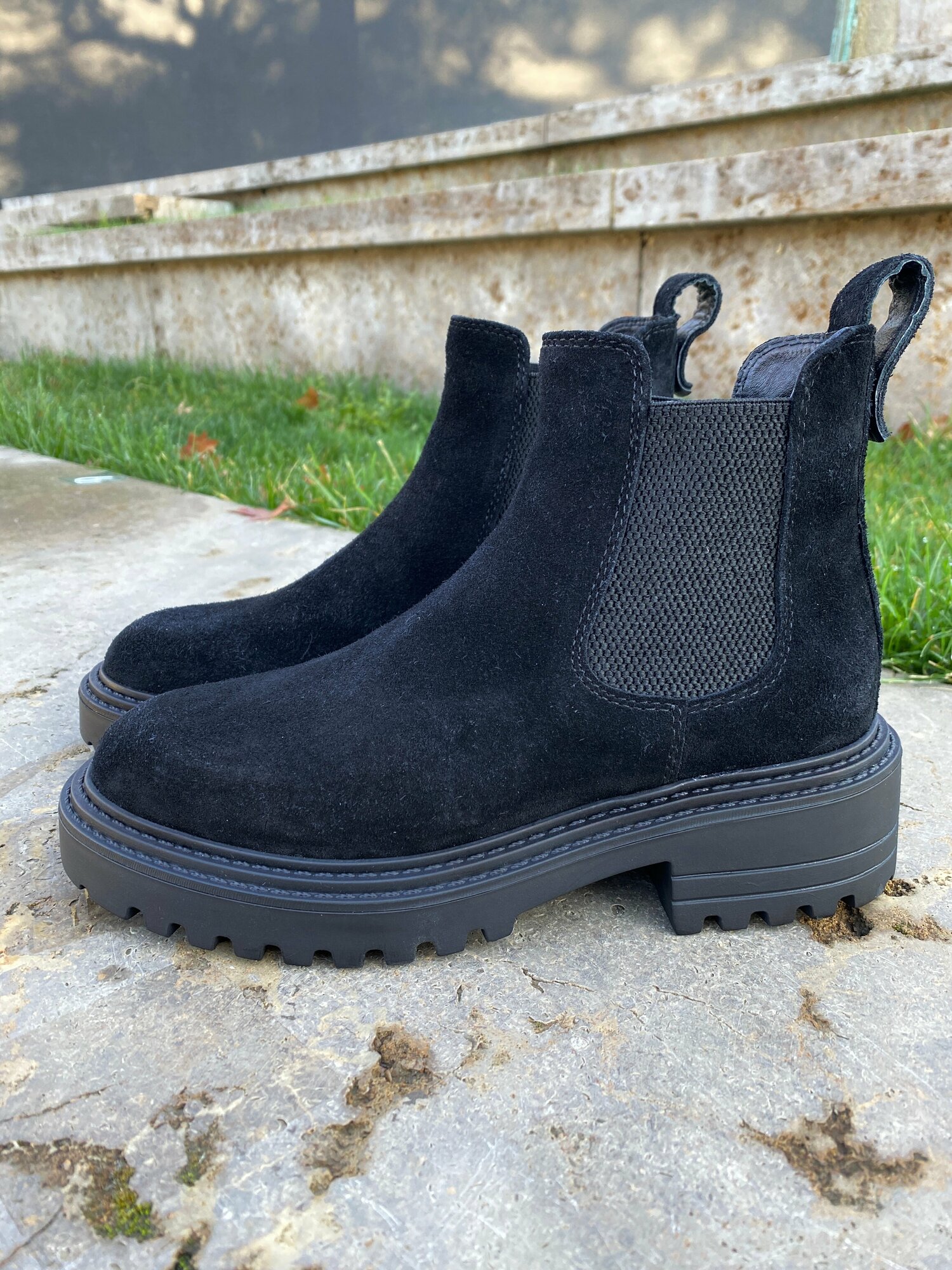 Ботинки челси Ботинки кожаные утепленные