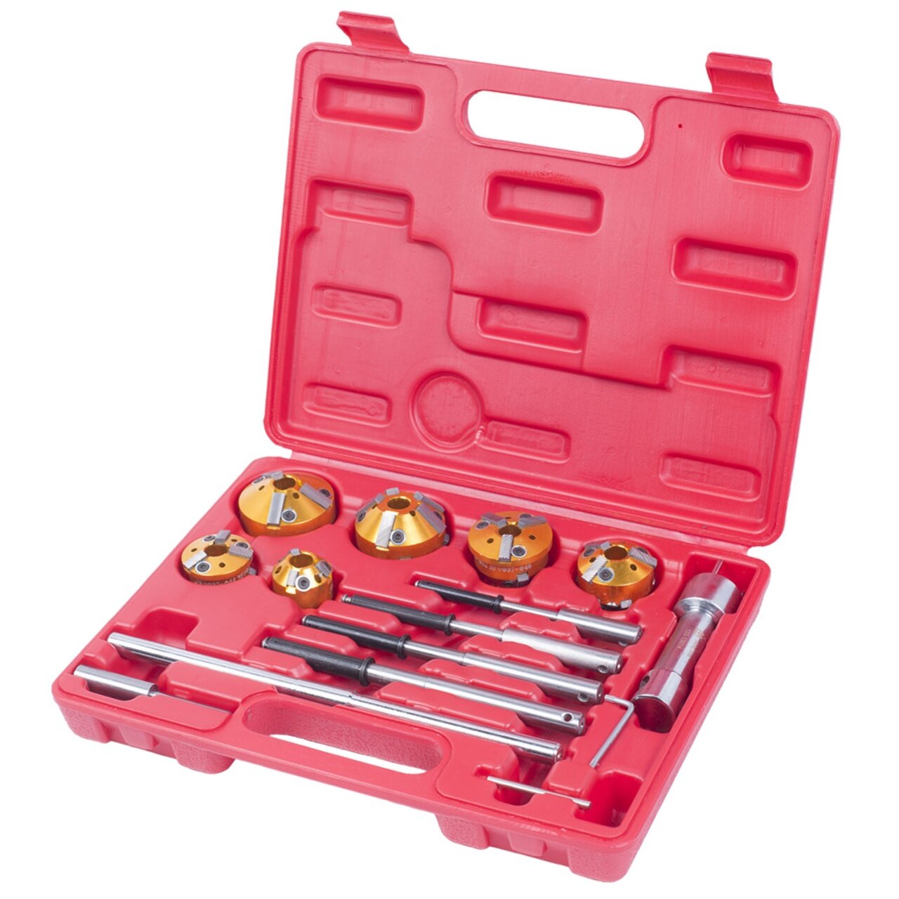 Набор фрез для правки седел клапанов, 28-65 мм, кейс, 14 предметов мастак 103-13014C