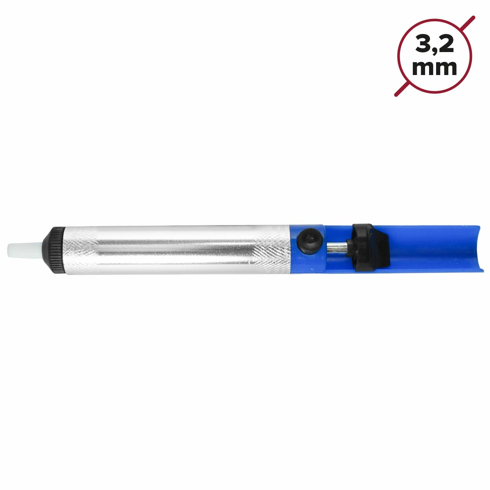 Оловоотсос "Политех Инструмент", экстрактор, антистатический наконечник, двухпоршневой толкатель