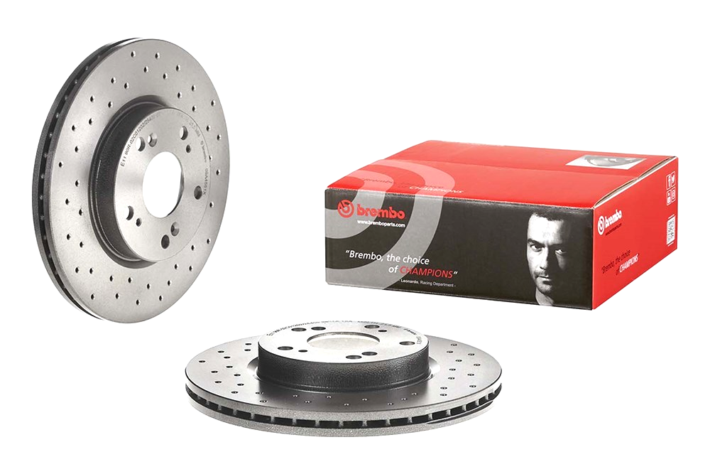 BREMBO 09. A455.1X (09A4551X) перфорир, d=282\ Honda (Хонда) Civic (Цивик) 05
