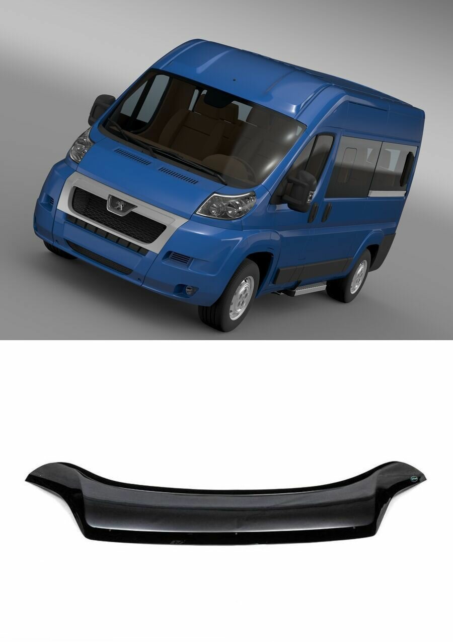 Дефлектор капота CITROEN Jumper 2006- / PEUGEOT Boxer 2006- (Евро)
