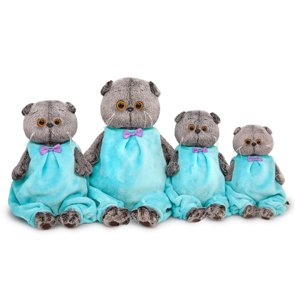 Игрушка мягкая Басик в объемном комбинезоне 22см