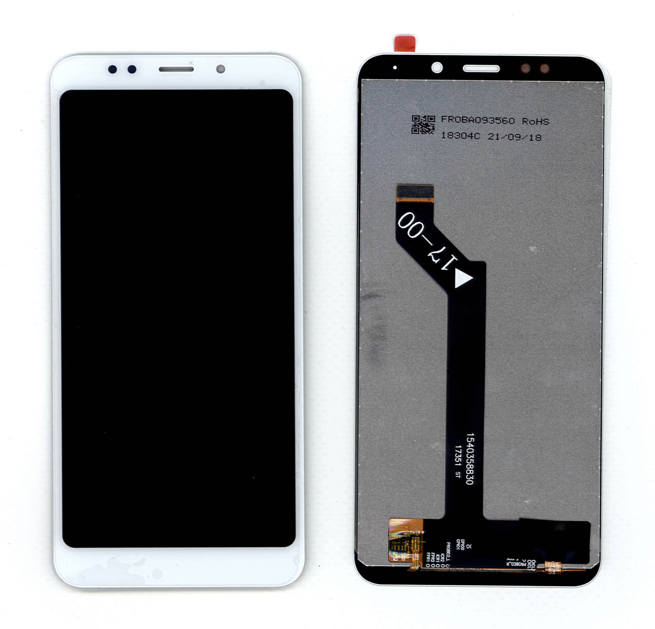 Дисплей для Xiaomi Redmi 5 Plus (Small size) белый